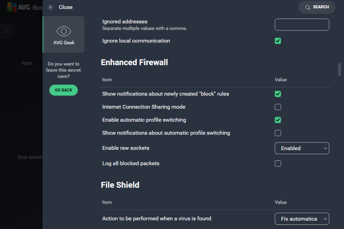 Advanced Firewall Features